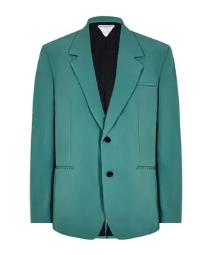 Bottega Veneta Teal Green Blazer