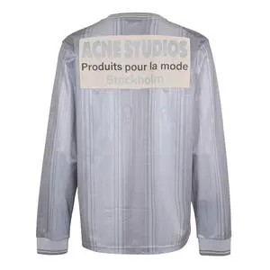 Acne Studios Long Sleeve T-shirt - Gray