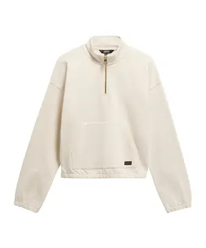 Barbour International Quarter-zip Fleece - White