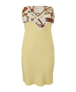 Versace Simple Dress - Nude