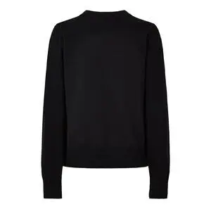 GANNI Graphic Crew Neck Sweatshirt - Black