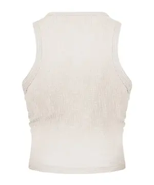 Magda Butrym Sleeveless Textured Knot Detail Top