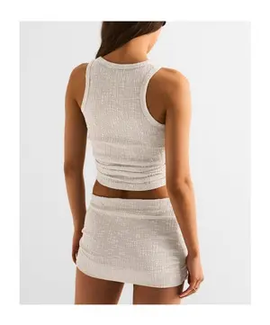 Magda Butrym Sleeveless Textured Knot Detail Top