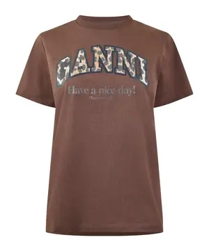 GANNI Loosecomfortable T-shirt