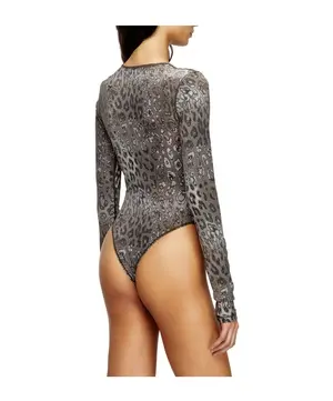 DIESEL® Round Neck Long Sleeve Bodysuit
