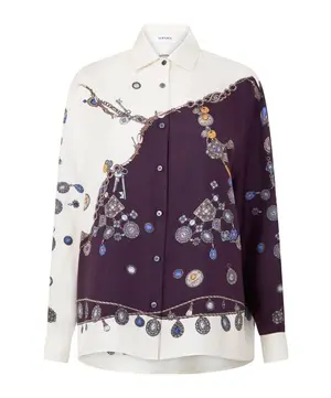 Versace Long-sleeve Printed Shirt