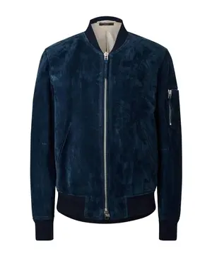 TOM FORD Suede Bomber Jacket