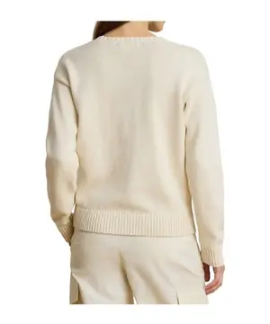 Ralph Lauren Crew Neck Jumper With Dog Motif