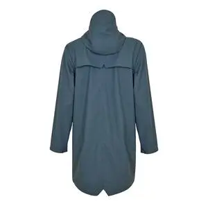 Rains Hooded Snap-button Raincoat