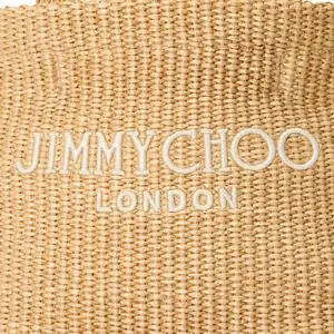 JIMMY CHOO Straw Woven Handbag