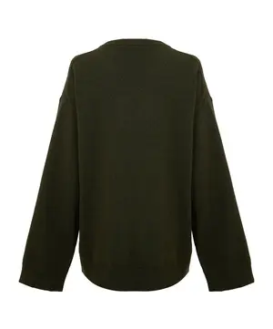 GANNI Oversized Graphic Jumper With Cherry Motif