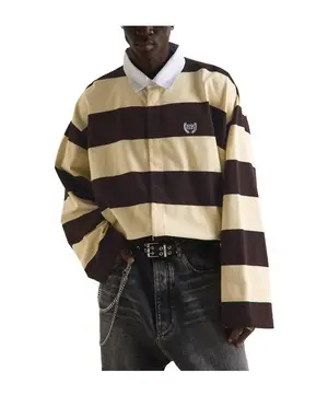 Balenciaga Rugby-style Polo Shirt - Nude