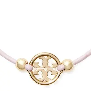 Tory Burch Miller Slider Adjustable Leather Bracelet
