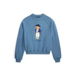 Polo Ralph Lauren Crewneck Sweatshirt With Embroidered Bear Graphic
