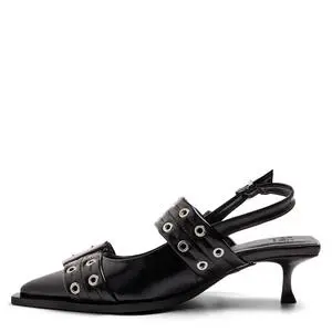 GANNI Buckled Heeled Sandals