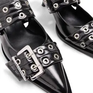 GANNI Buckled Heeled Sandals
