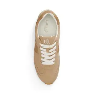 Ralph Lauren Canvas Low Top Trainers With Ortholite Insole