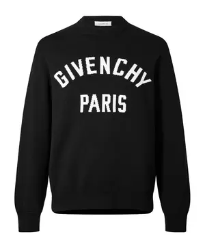 Givenchy Long-sleeve Knit Sweater - Black