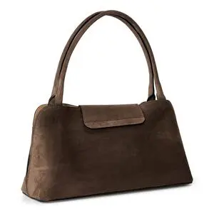 Versace Solid Color Shoulder Bag - Green