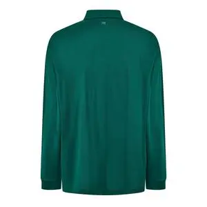AMI Paris Long-sleeve Simple Polo Shirt