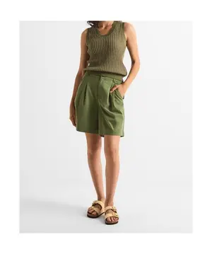 Varley Ribbed Knit Tank Top - Green