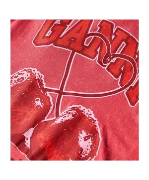 GANNI Cherry Print Short Sleeve T-shirt
