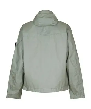 Stone Island Windproof Long Coat With Membrana Fabric