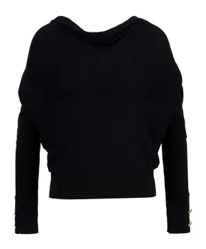 Barbour International Cowl Neck Batwing Sleeve Pullover