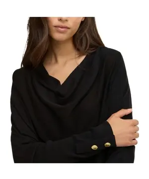 Barbour International Cowl Neck Batwing Sleeve Pullover