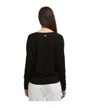 Barbour International Cowl Neck Batwing Sleeve Pullover