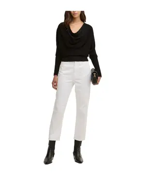 Barbour International Cowl Neck Batwing Sleeve Pullover