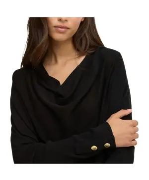 Barbour International Cowl Neck Batwing Sleeve Pullover