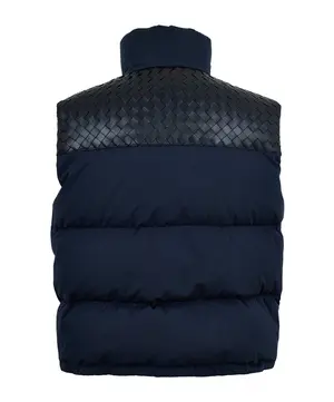 Bottega Veneta Intreccio Weave Sleeveless Gilet