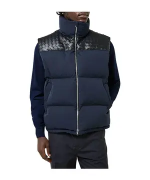 Bottega Veneta Intreccio Weave Sleeveless Gilet