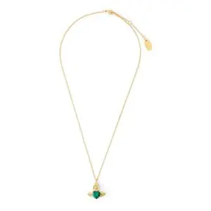 VIVIENNE WESTWOOD Orb Pendant Necklace With Heart-shaped Crystal