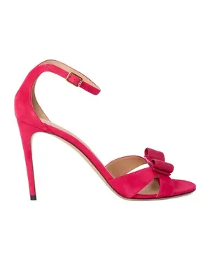 FERRAGAMO Roxy Stiletto Court Shoes - Red