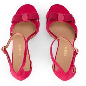 FERRAGAMO Roxy Stiletto Court Shoes - Red
