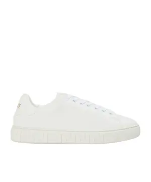 Versace High-sole Casual Shoes - White