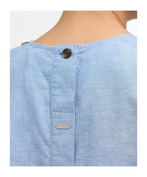 Barbour Sleeveless Crewneck Tank Top With Button Detail
