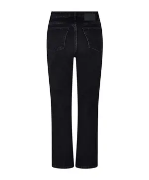 GANNI Betzy Cropped Straight Leg Jeans