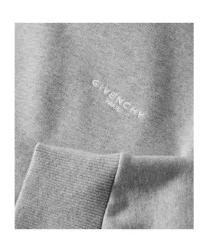 Givenchy Embroidered Hoodie - Gray