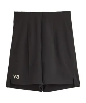 Y3 Casual High-waisted Shorts - Black
