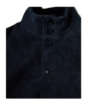 Gucci Oversized Suede Bomber Jacket - Black