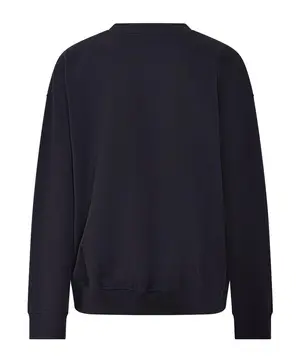 GANNI Printed Crewneck Sweatshirt - Black
