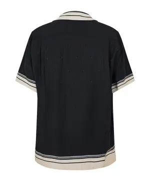 Dolce & Gabbana Vertical Striped Short Sleeve Shirt