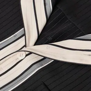 Dolce & Gabbana Vertical Striped Short Sleeve Shirt