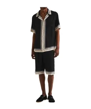 Dolce & Gabbana Vertical Striped Short Sleeve Shirt
