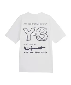 Y3 Short-sleeve Cotton T-shirt  No