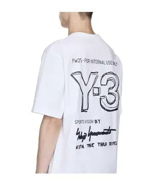 Y3 Short-sleeve Cotton T-shirt - No
