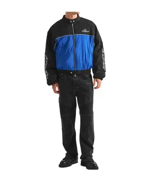 REPRESENT Slim Fit Moto Jeans
